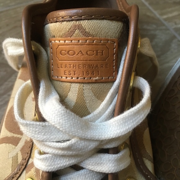 Coach | Sweaters | Coach Tankhaki Barrette Signature Sneakers | Poshmark